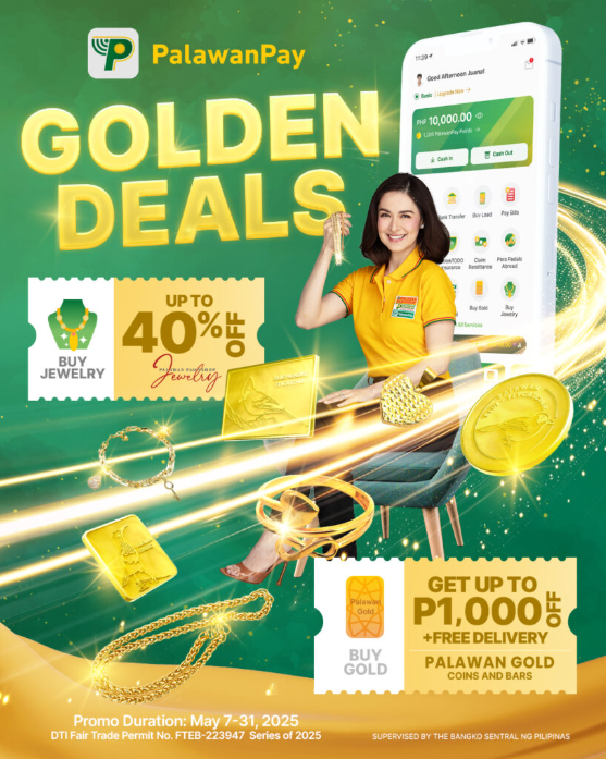 GOLDEN DEALS WITH PALAWANPAY! – Palawan Pawnshop - Palawan Express Pera ...